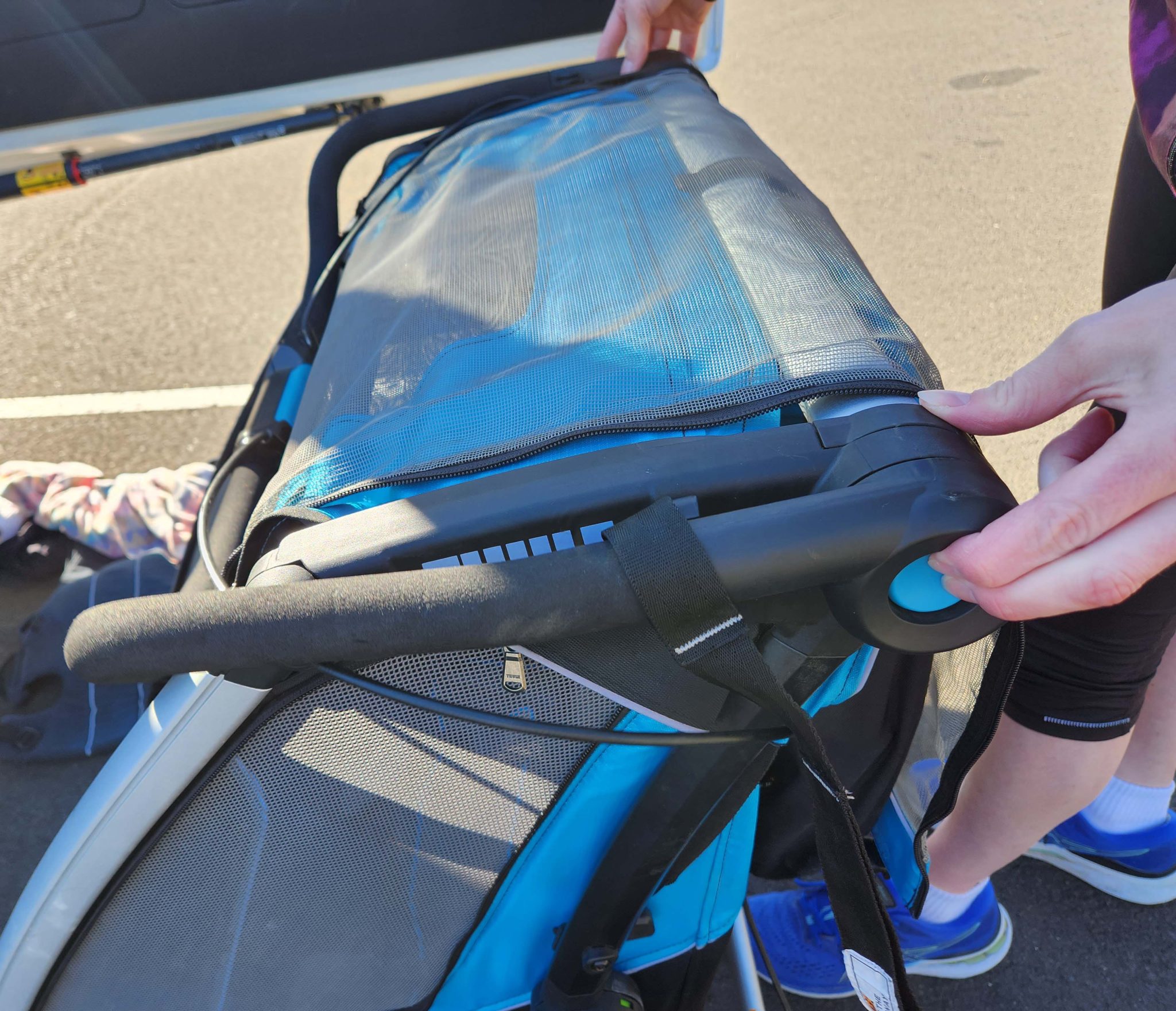 Review of the Thule Chariot Sport 2 for running - Out There Mothers